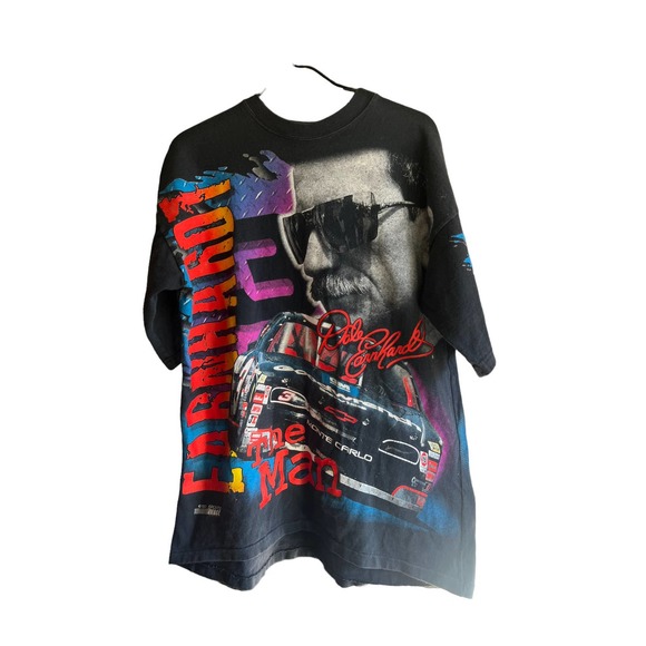 Vintage | Shirts | Dale Earnhardt Vintage Nascar The Man Born To Run ...